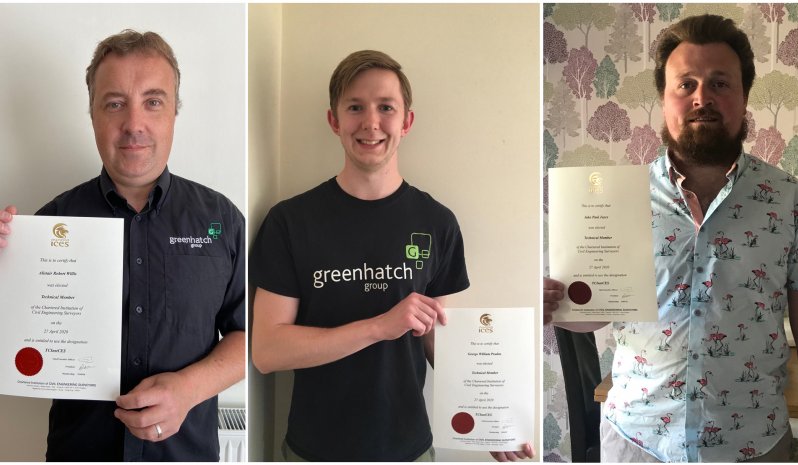 3 More Of Our Surveying Team Pass CICES Membership Qualifications